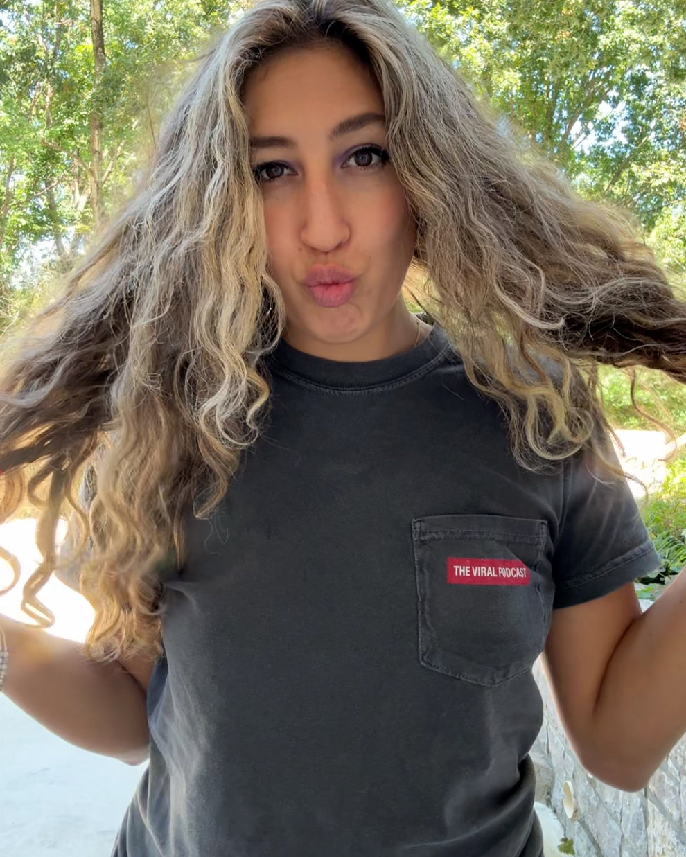 TVP Premium Pocket T-Shirt (Comfort Colors) – The Viral Podcast