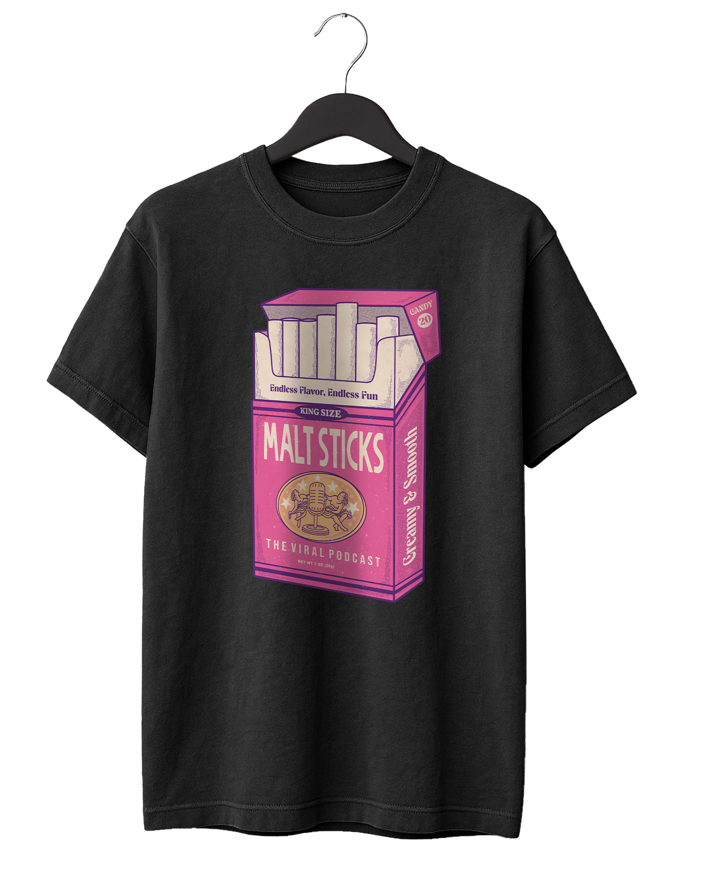 Malt Sticks T-Shirt – The Viral Podcast